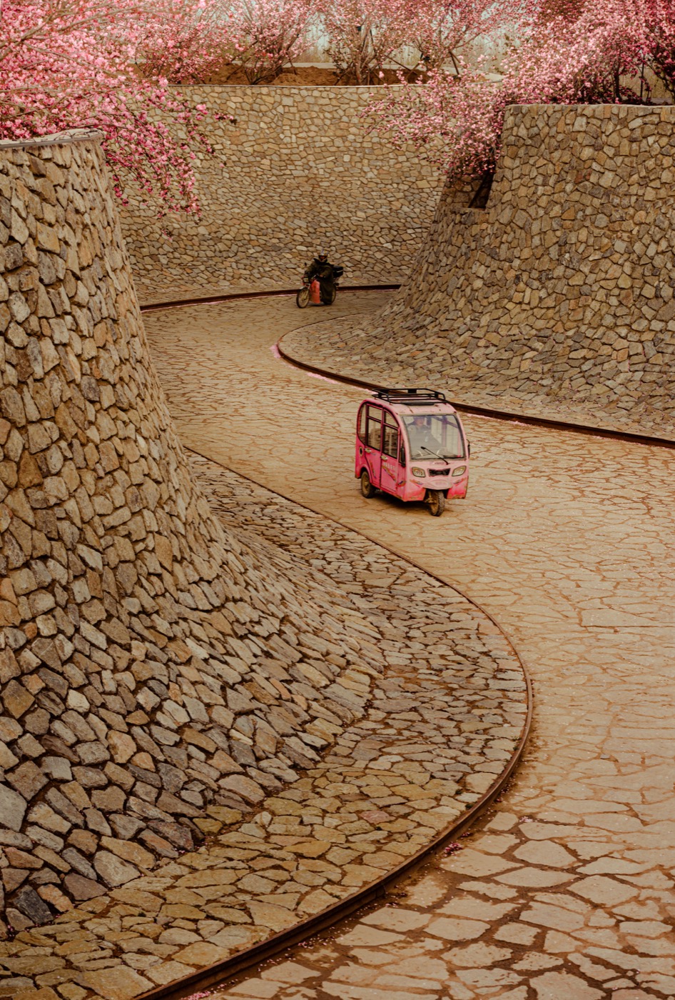 Bailuwan Cherry Blossom Town, Rizhao, China « Landezine International ...