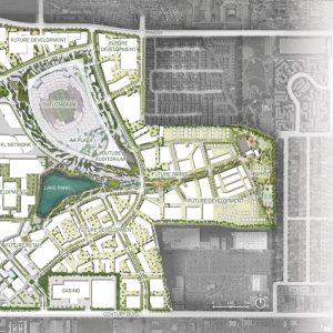 SoFi Stadium and Lake Park « Landezine International Landscape Award LILA