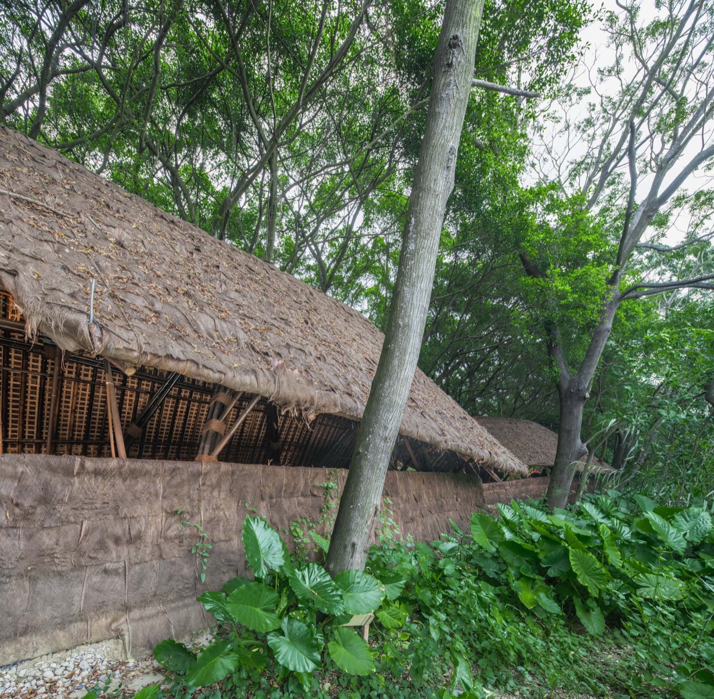 Nansha Wetland bird watching art bamboo structures « Landezine ...