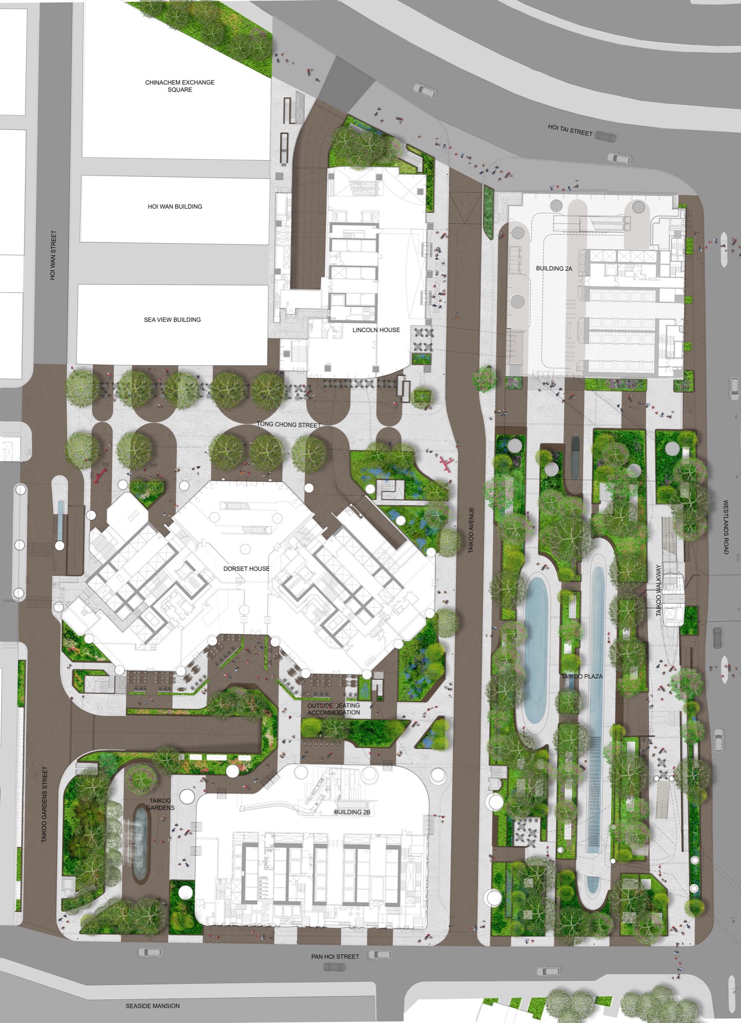 Taikoo Place by King Charles Street Quad by Gustafson Porter + Bowman ...